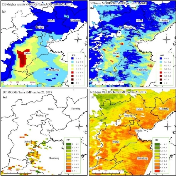 空天院气溶胶细模态比例的深度学习定量反演取得进展----中国科学院